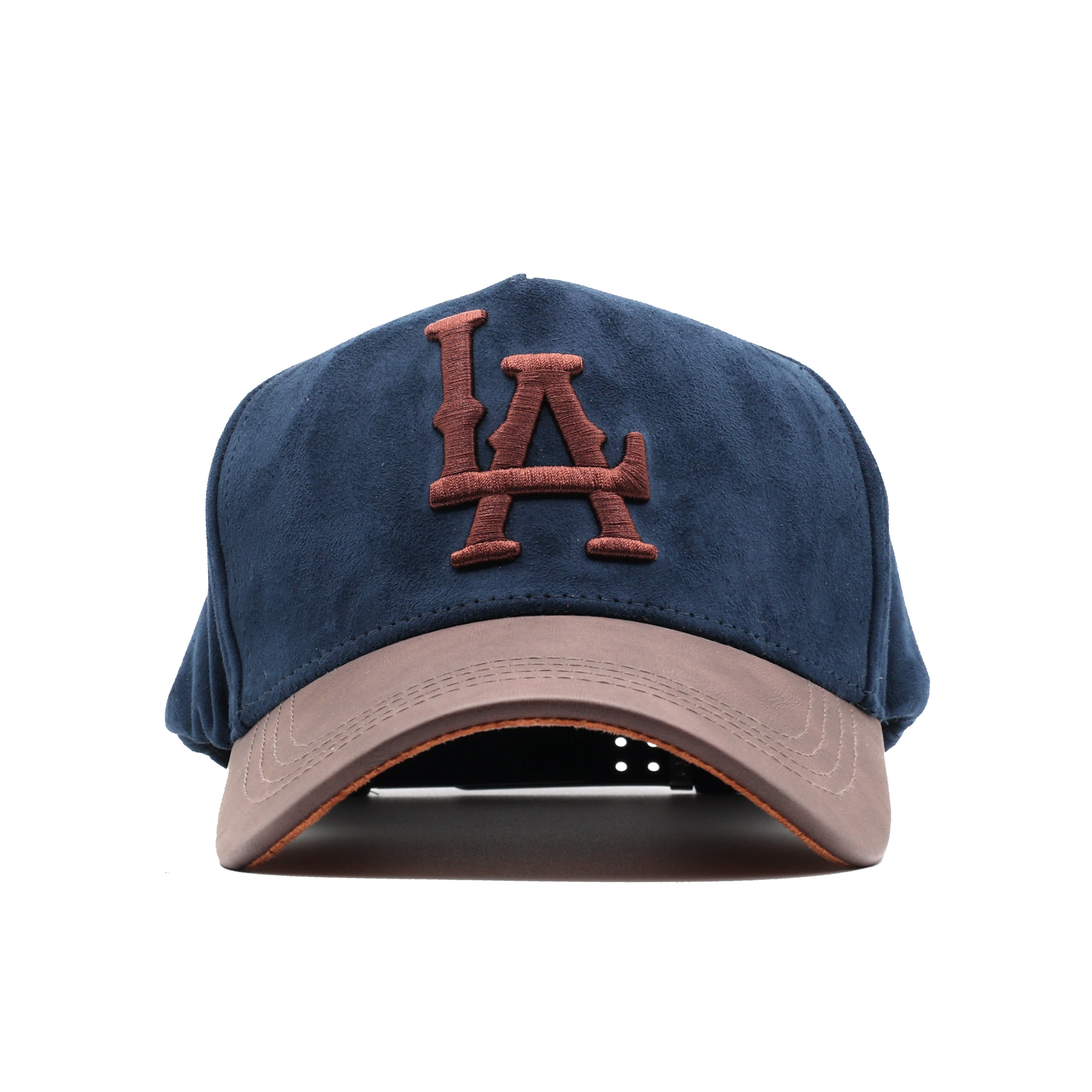 HONKER CLUB LA HAT BLUE/BROWN LEATHER BRIM – Honker Co.
